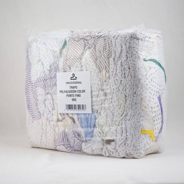 TRAPO COLOR MEZCLA POLIALGODÓN RECICLADO - RECICLATEX
